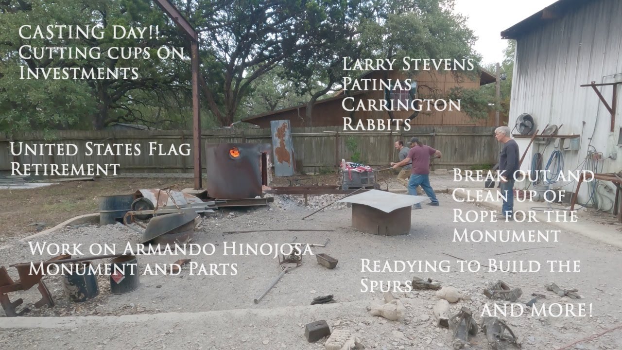 Sep. 20, 2023 - CASTING DAY! Cutting cups, Monument and parts work ...