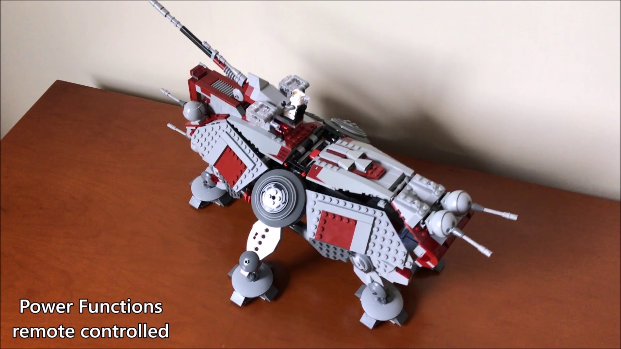 LEGO Star Wars Motorized AT-TE - YouTube