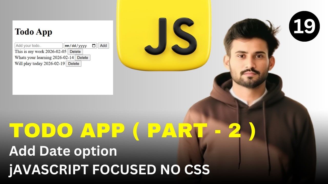 Simple Todo App Using HTML, CSS & JavaScript | Beginner Friendly ...