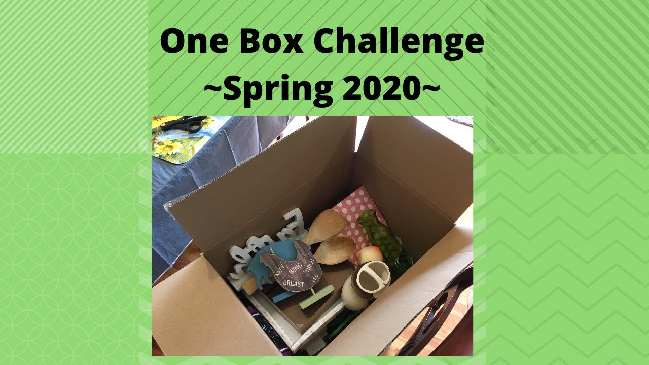 One Box Challenge ~Spring 2020~ - YouTube