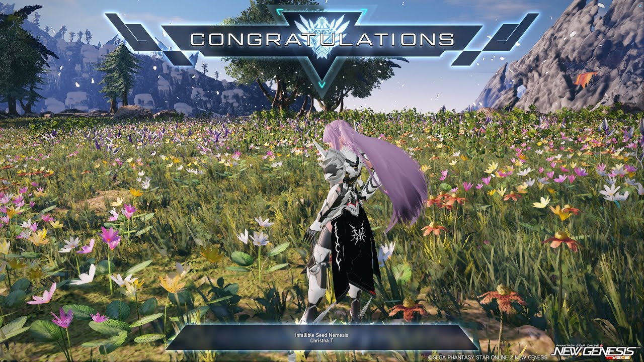 Phantasy Star Online 2 New Genesis Dark Falz Aegis SOLO Hunter Main ...