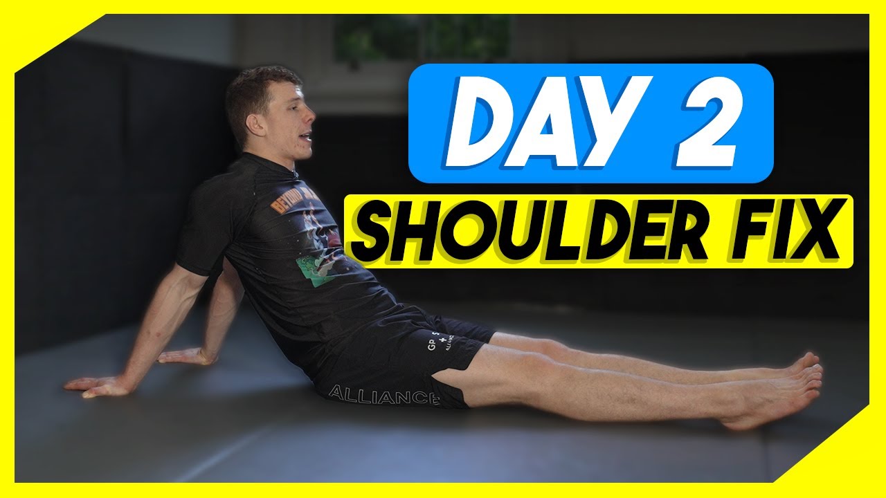 30 Day Jiujitsu Mobility Challenge | Day 2 - Shoulder Fix - YouTube