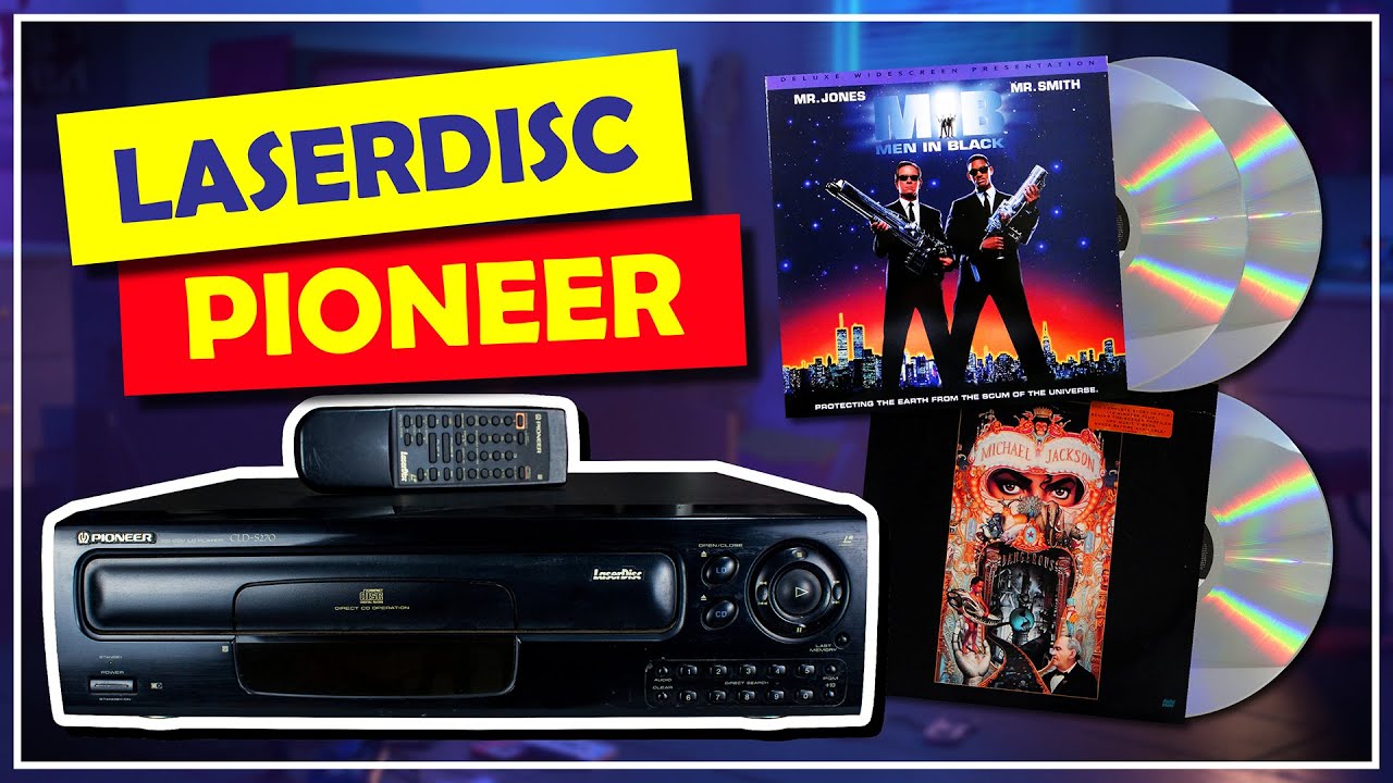 LASERDISC PIONEER CLD-S270 + DISCOS DE SHOWS E MIB!!! - YouTube