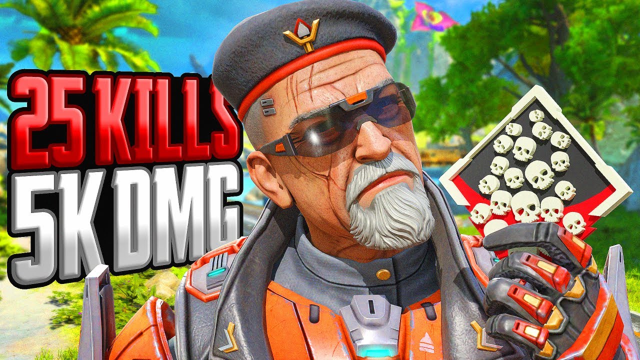 AMAZING Ballistic 25 KILLS and 5,000 Damage Apex Legends Gameplay ...