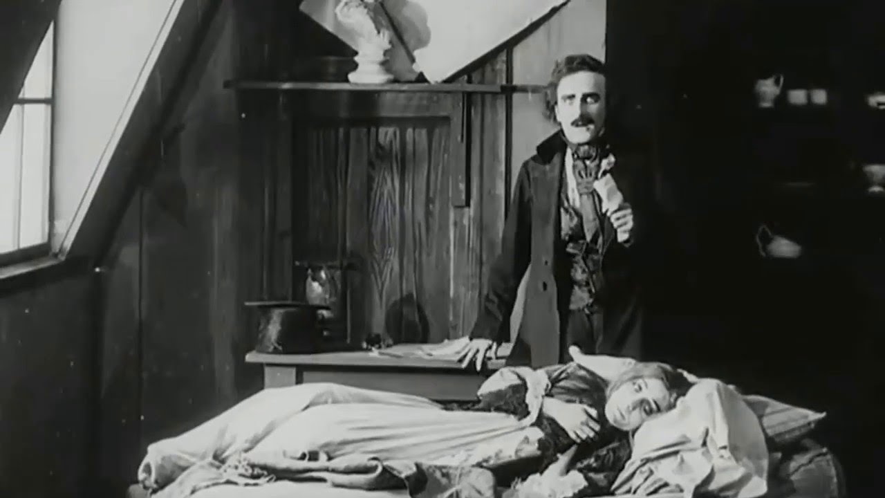 Edgar Allan Poe 1909 D W Griffith silent movie - YouTube