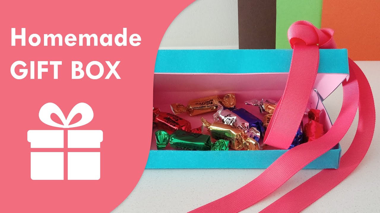 Homemade Candy Gift Box | Toffee & Chocolate Box Personalized | DIY ...