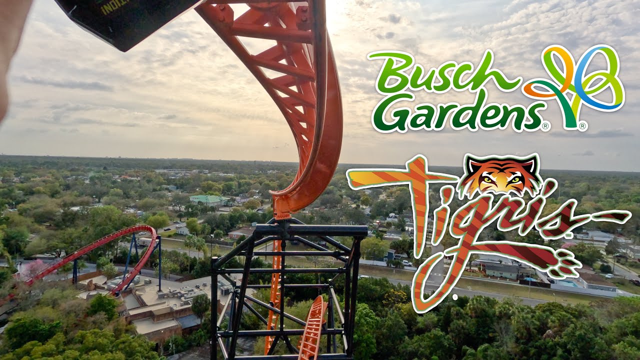 Tigris on-ride POV - Busch Gardens - YouTube