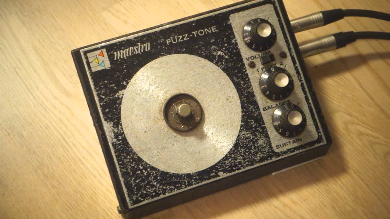 Maestro Fuzz-Tone FZ-1S vintage fuzz - YouTube