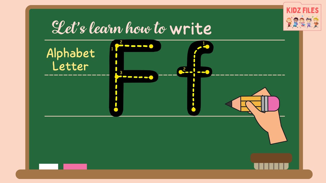 Learn how to write the Letter Ff || Practice Writing - YouTube