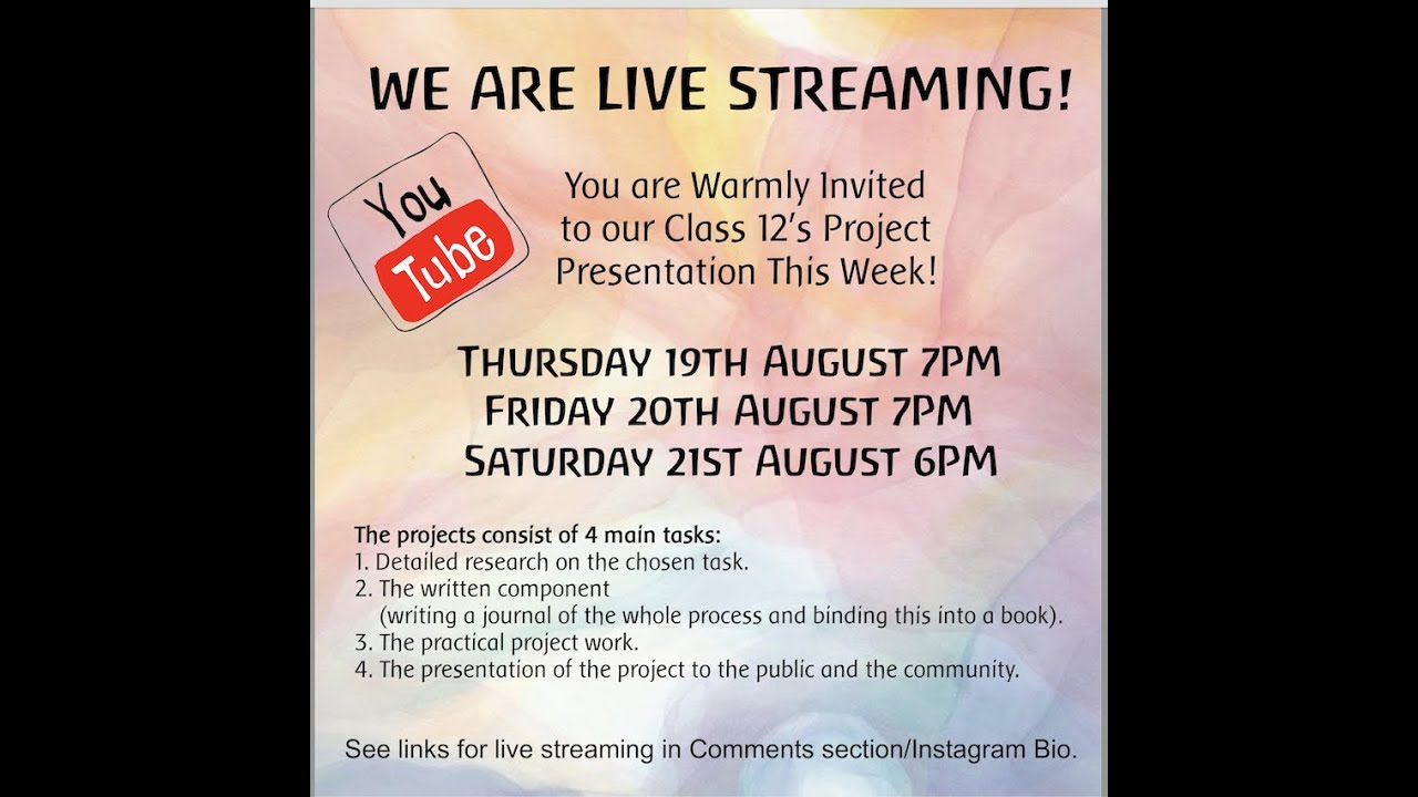 Class 12 projects, Day 2 - YouTube