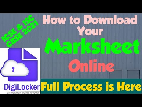 How to Download Marksheet & Certificate OnlineThrough DIGILOCKER?ICSE ...