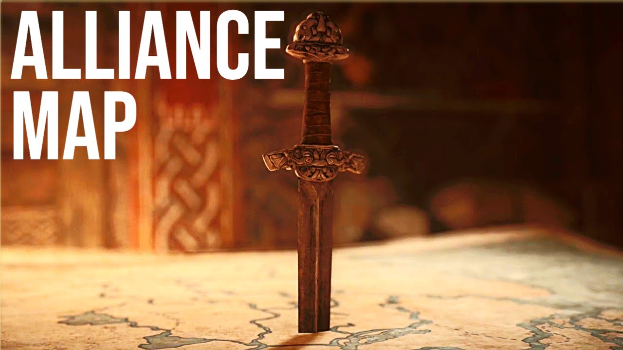 ASSASSIN'S CREED VALHALLA - The Alliance Map | England Story Campaign ...