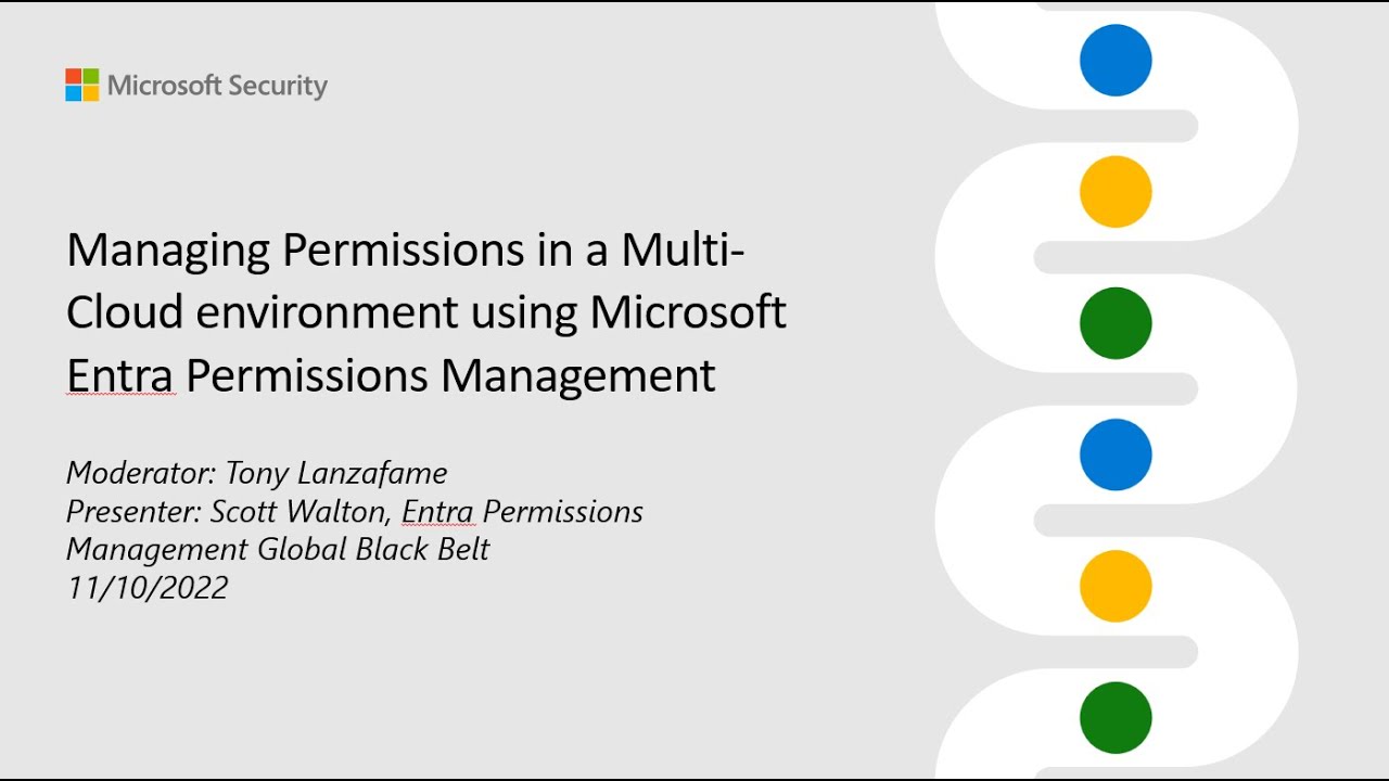 Microsoft Security & Compliance Webinar Series for SLG Entra Perm Mgt ...