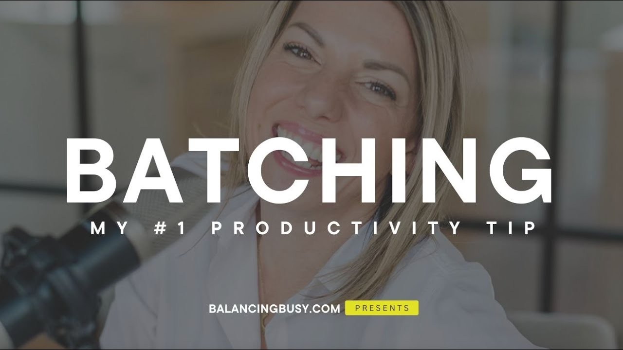 Batching 101: My #1 Productivity Tip To Front Stack Progress - YouTube