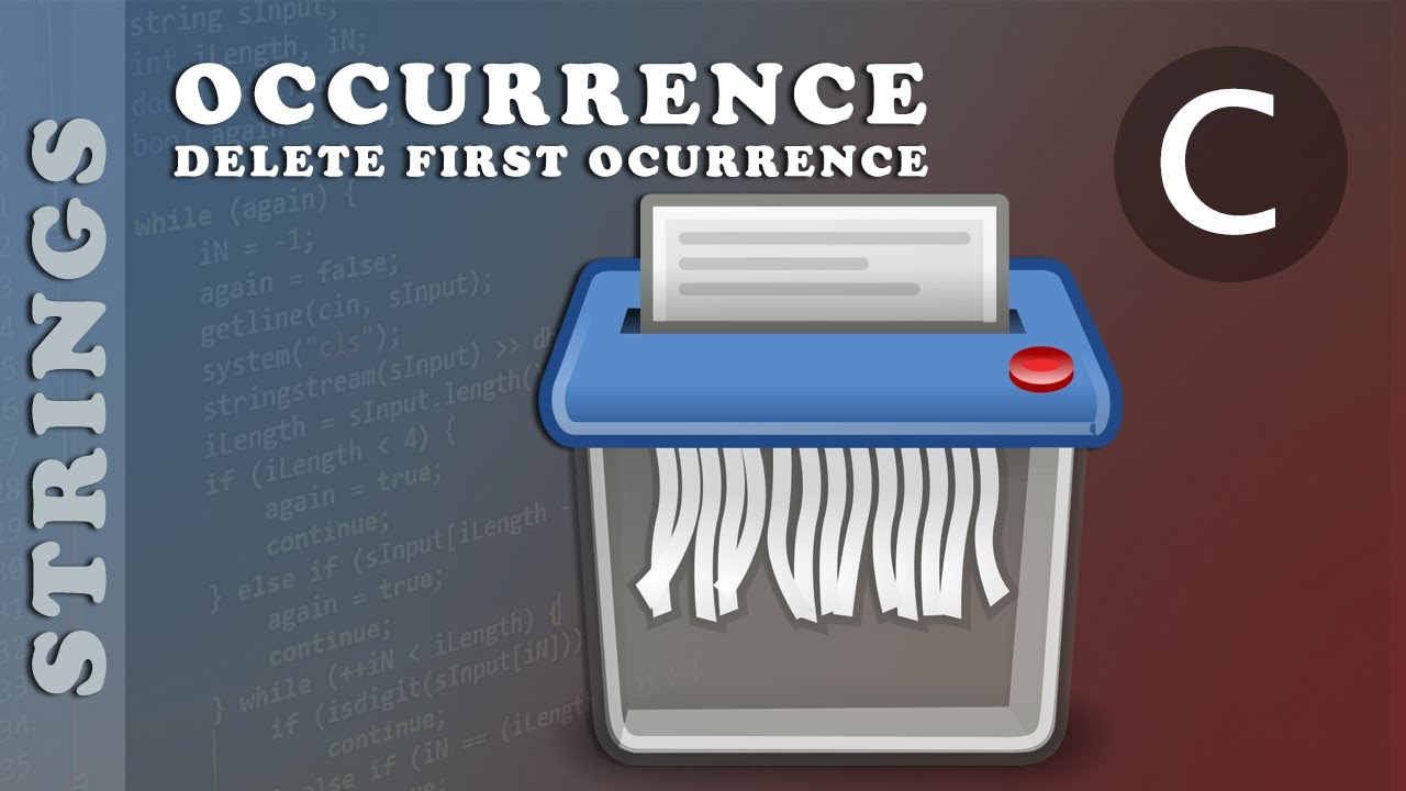 Algorithmics And Programming Exercise Delete The First Occurrence Of 7806