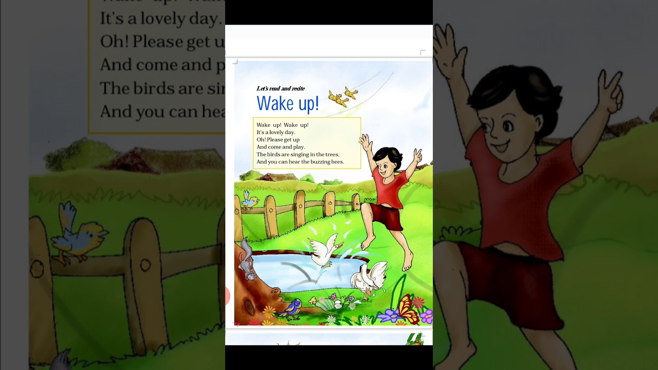 Wake up poem class 4th - YouTube