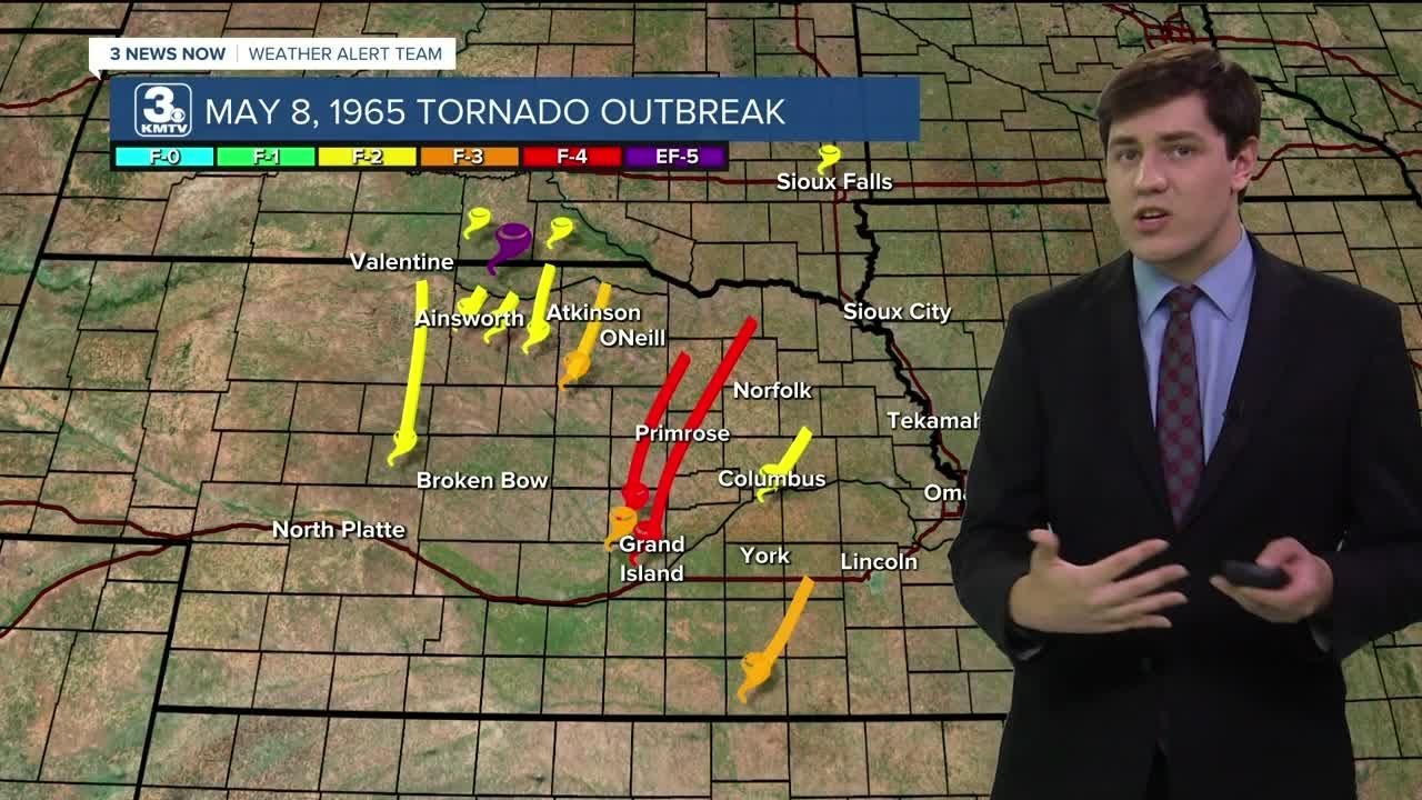 May 8, 1965 | Violent Tornadoes in Central Nebraska - YouTube