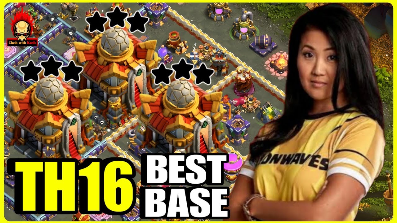 *AFTER UPDATE* TH16 BASE ! BEST TH16 WAR BASE WITH LINK! ANTI 2 STAR ...