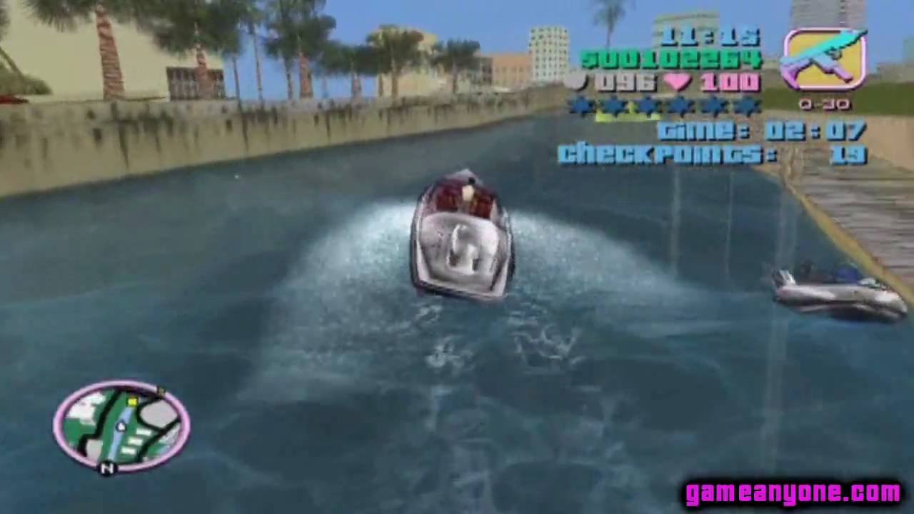 Let's Play: GTA: Vice City 100% Completion - PS2 - 28 - Stunt Boat ...