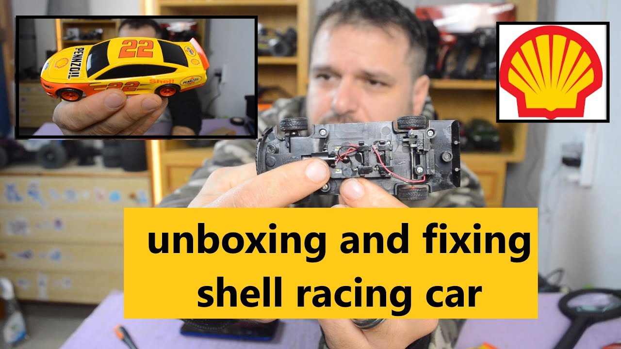 Shell racing car 1/41 bluetooth smart rc car - YouTube