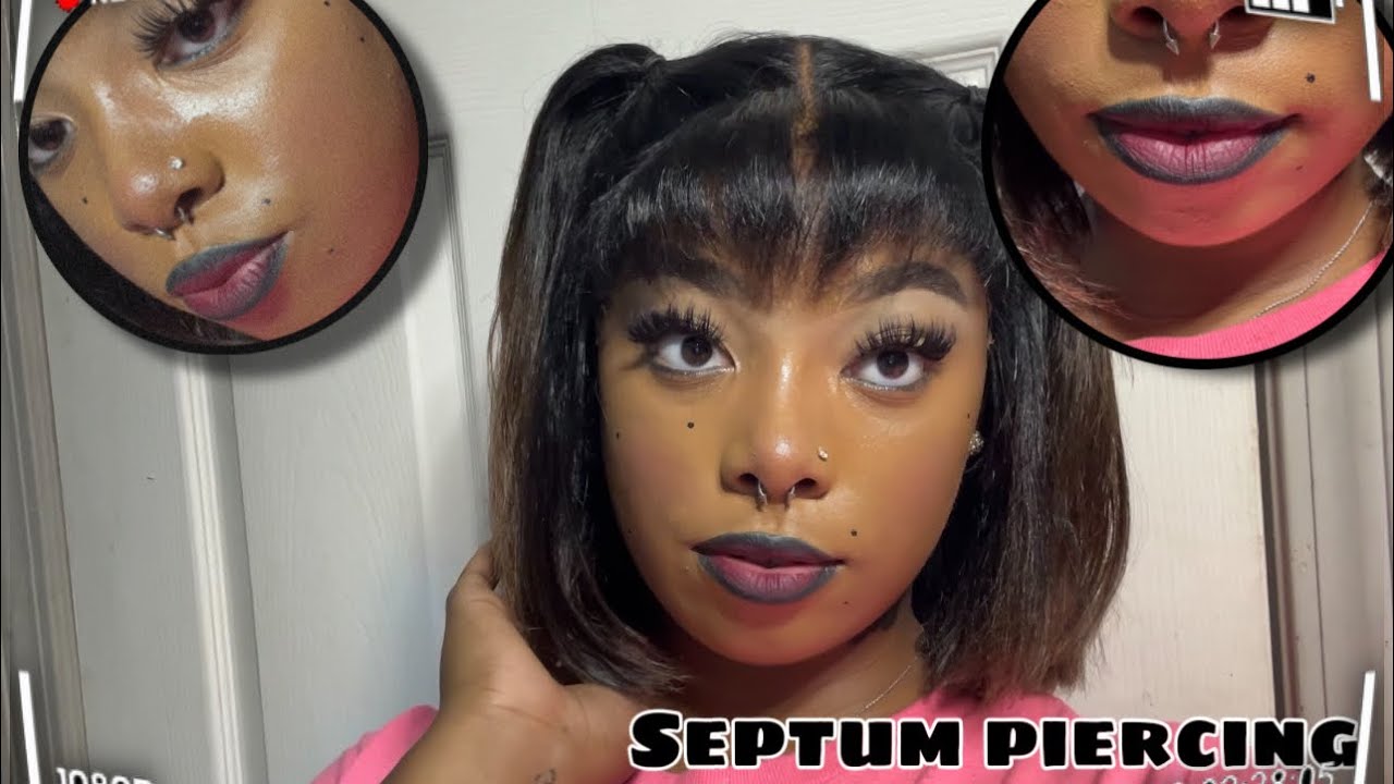 Storytime: My Septum Piercing Experience + Tips + Cleaning - YouTube