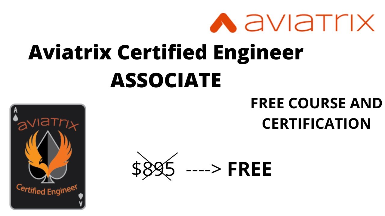 Aviatrix Certified Engineer Free Course and Certification | Enroll for ...