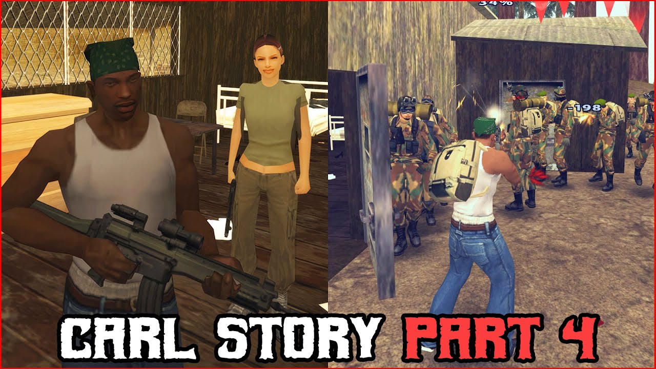 GTA Zombie Andreas: CJ vs ARMY vs Zombies (Part 4) - YouTube