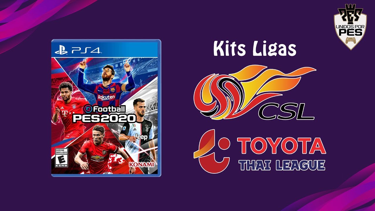 eFootball PES 2020 Kits Superliga China y Liga Tailandesa - YouTube