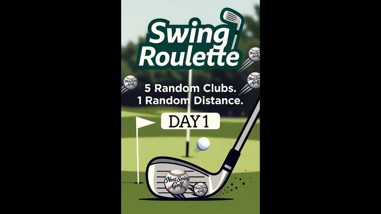 Swing Roulette. 5 Random Clubs. 1 Random Distance. Day 1 ⛳️ - YouTube