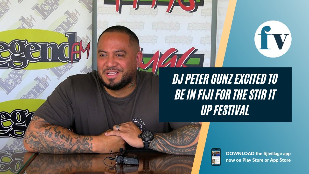 DJ Peter Gunz excited to be in Fiji for the Stir It Up Festival - YouTube