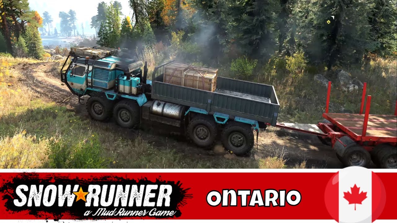 SNOWRUNNER is HERE | Episode 167 | Derry Longhorn 8x8 Conquers Ontairio ...