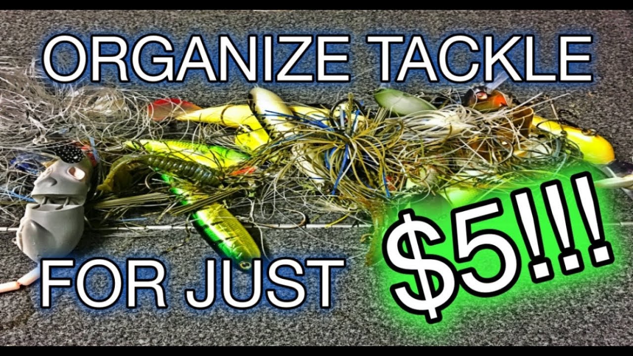 Easy Way to Organize Your Fishing Tackle for $5!! - YouTube