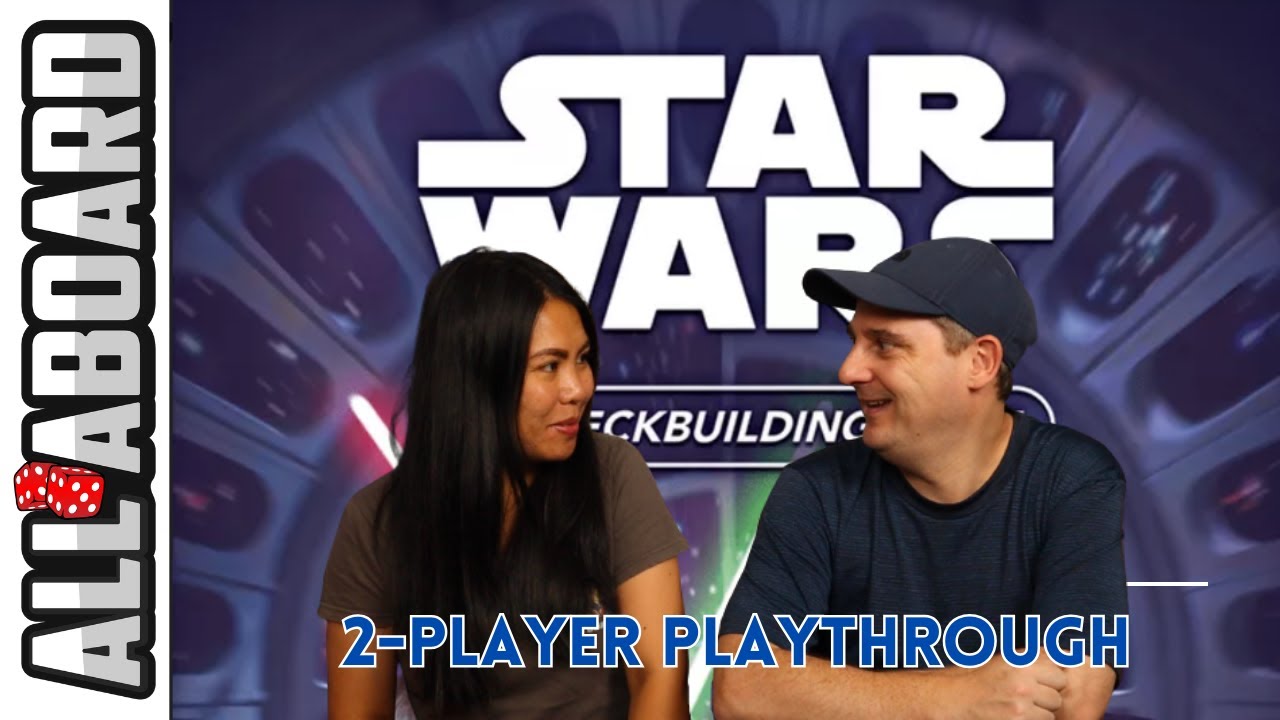 STAR WARS: THE DECKBUILDING GAME | Boardgame | How to Play and Full 2-Player Playthrough - YouTube