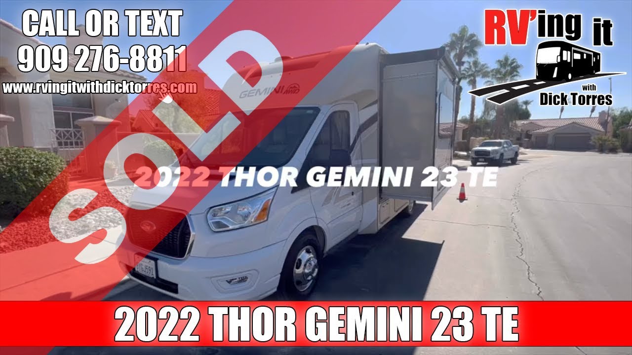 2022 Thor Gemini 23 TE - YouTube