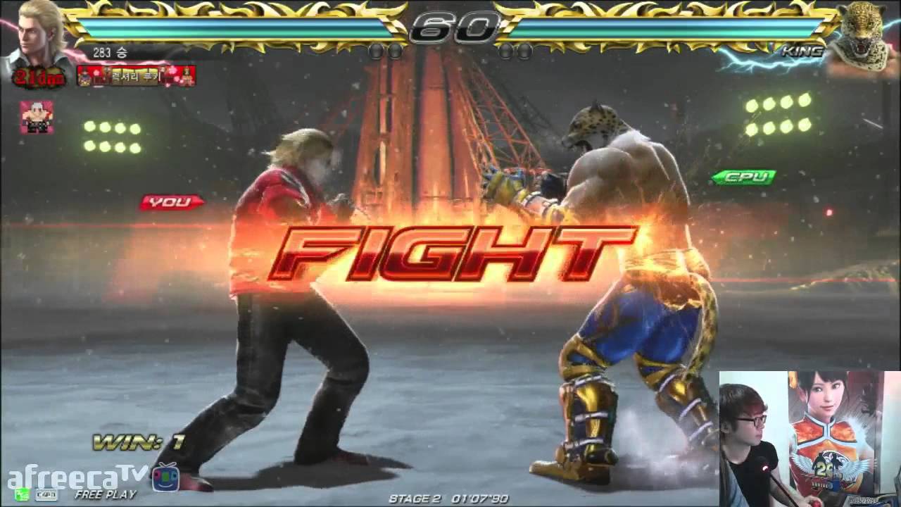2015/08/14 Tekken 7 Knee's Stream 무프리카! Guest - YouTube