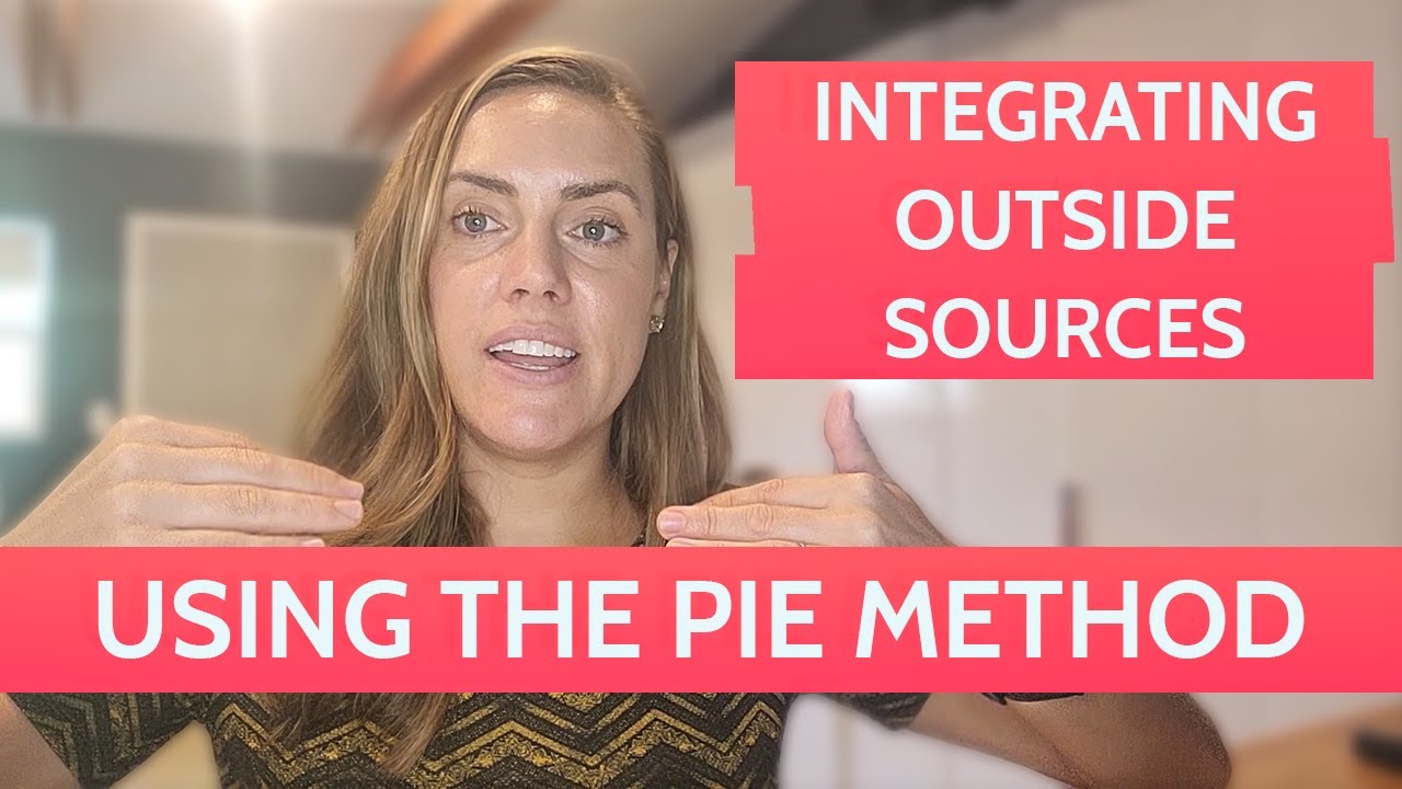 Integrating Outside Sources Using The Pie Method - YouTube