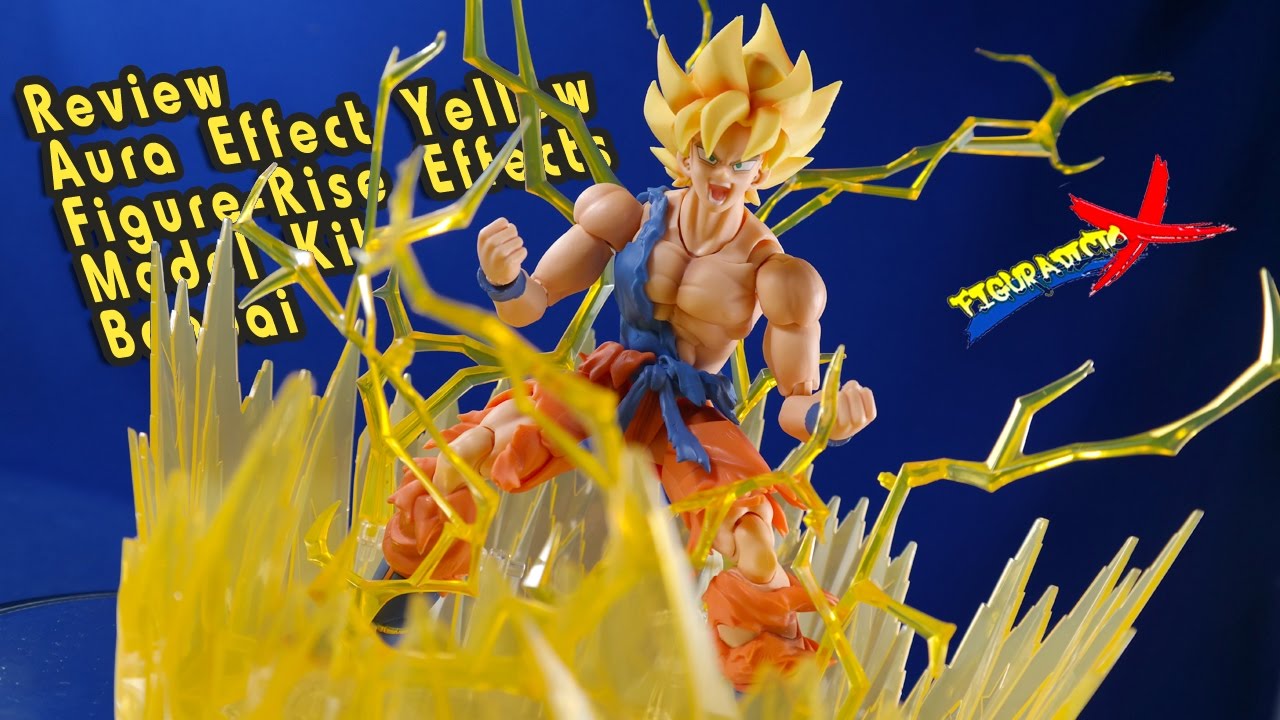 Review Model Kit Aura Effect Yellow Base Figure-Rise Effects Bandai ...