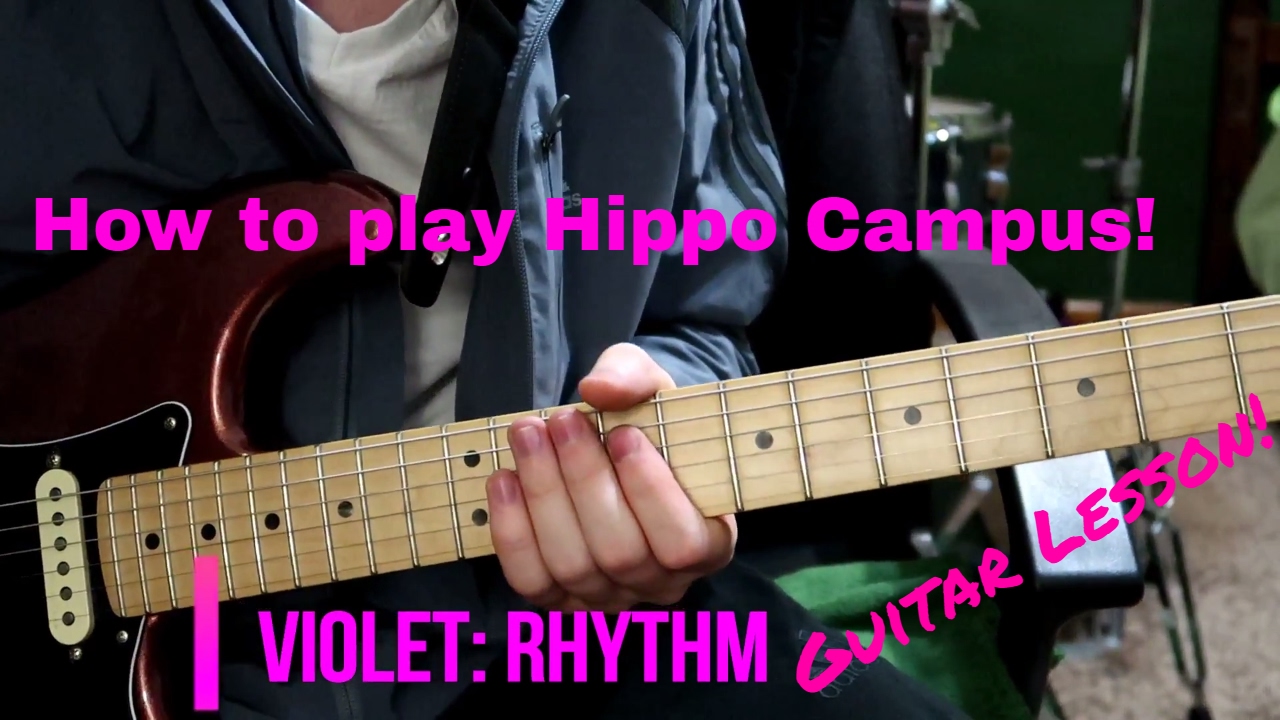 How to play Violet By Hippo Campus! (Guitar Lesson) - YouTube