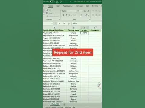 split datas easily in seperate cell in excel - YouTube