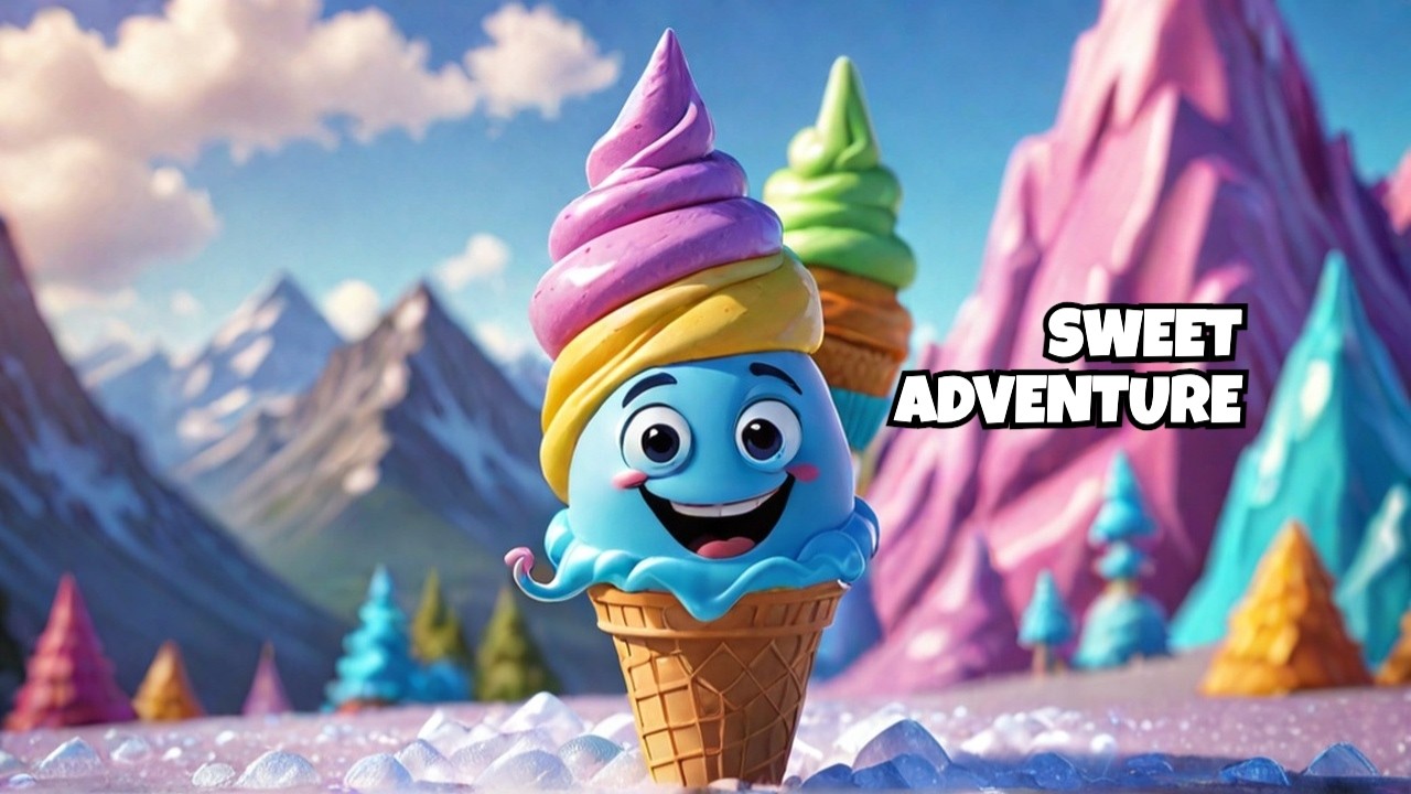 Exploring the Ice Cream Mountain: A Sweet Adventure! - YouTube