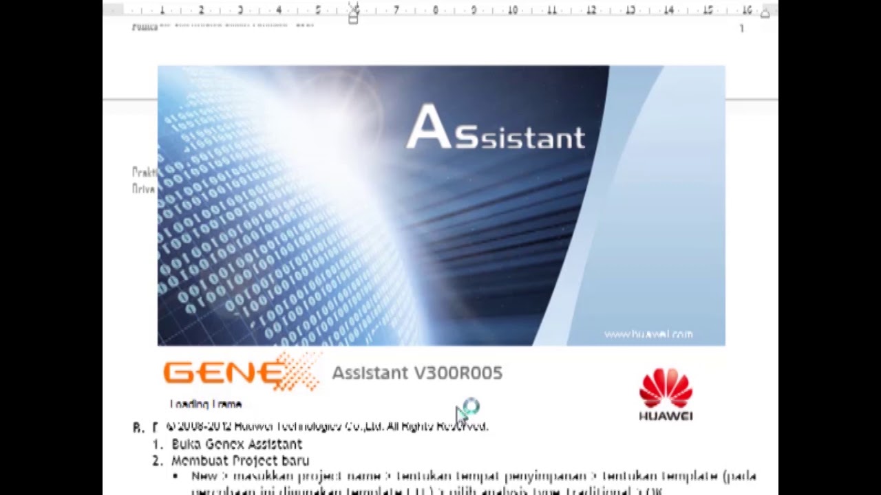 Praktikum DTA Genex Assistant - YouTube