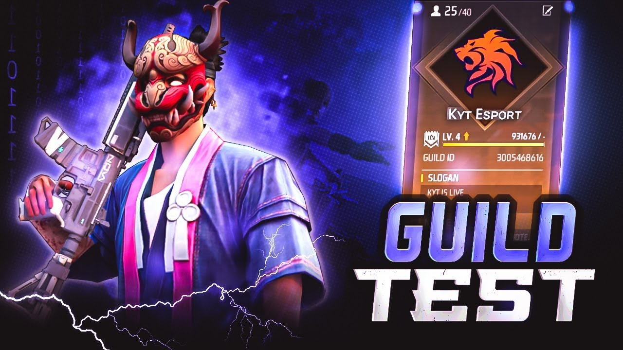 FREE FIRE GUILD TEST IN LIVE 1VS2 || LIVE ROOM PLAYING || FREE FIRE ...