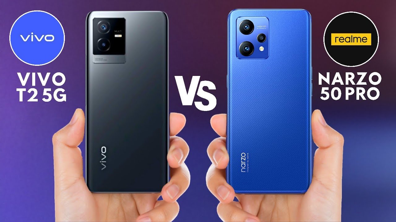 ViVo T2 5G vs Realme Nazro 50 Pro 5G Full Comparison ⚡ Which one is ...