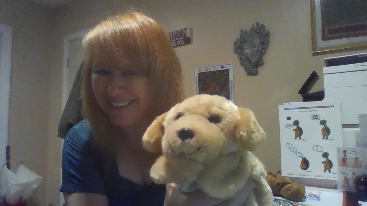 Petey the Puppy learns about emotions and problem solving with Mrs ...