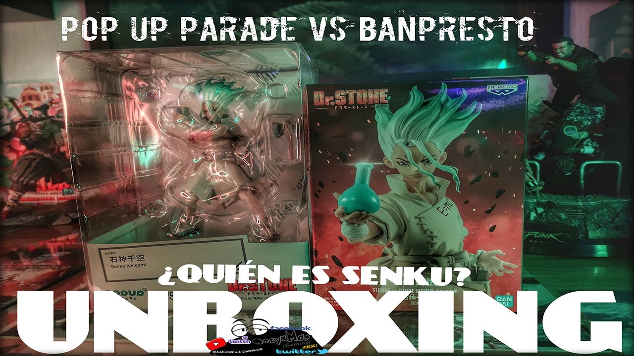 SENKU DR.STONE | POP UP PARADE | UNBOXING - YouTube