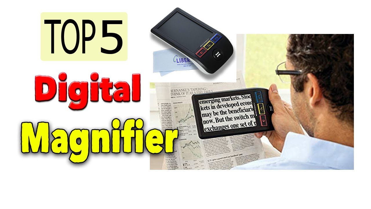 Best Digital Magnifier For Low Vision - YouTube