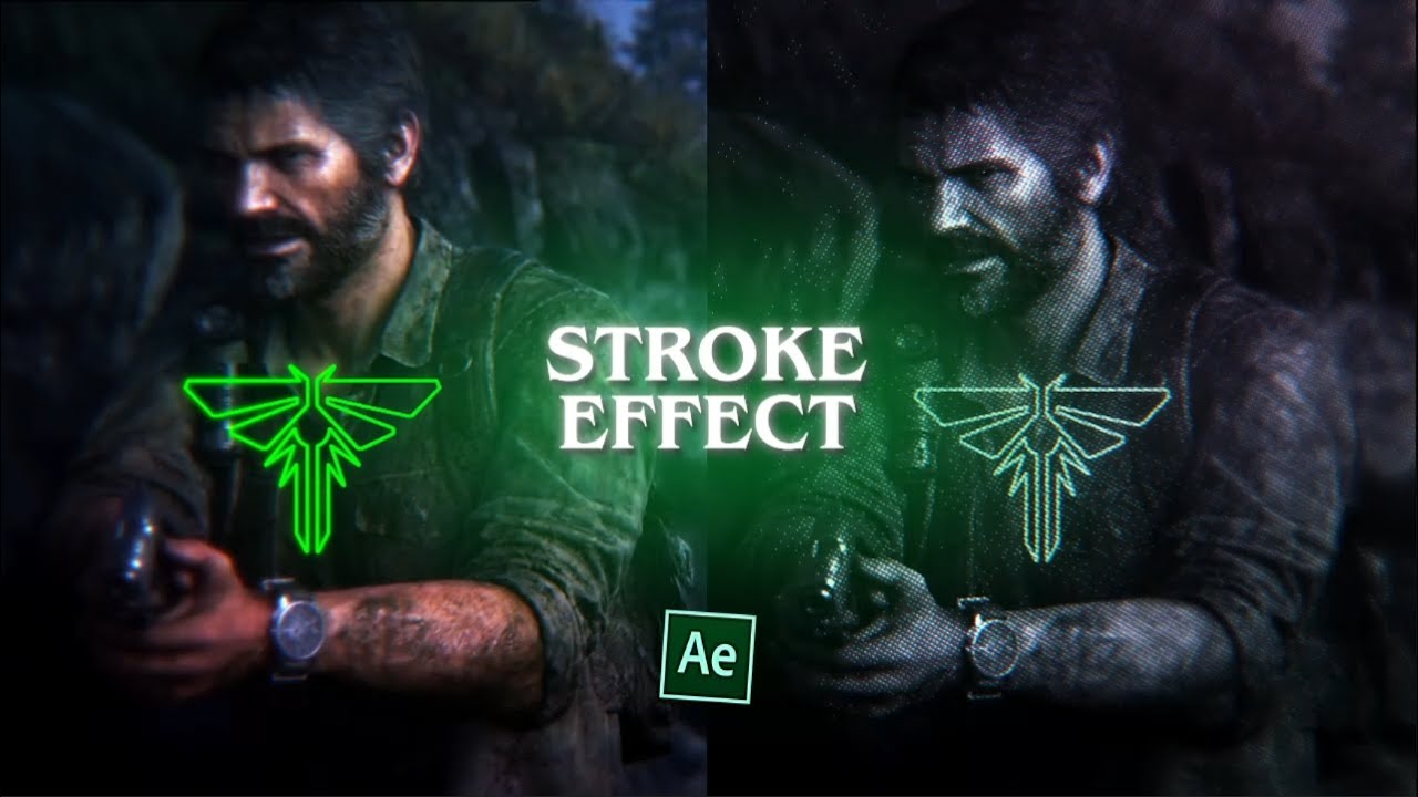 stroke effect ; after effect tutorial - YouTube