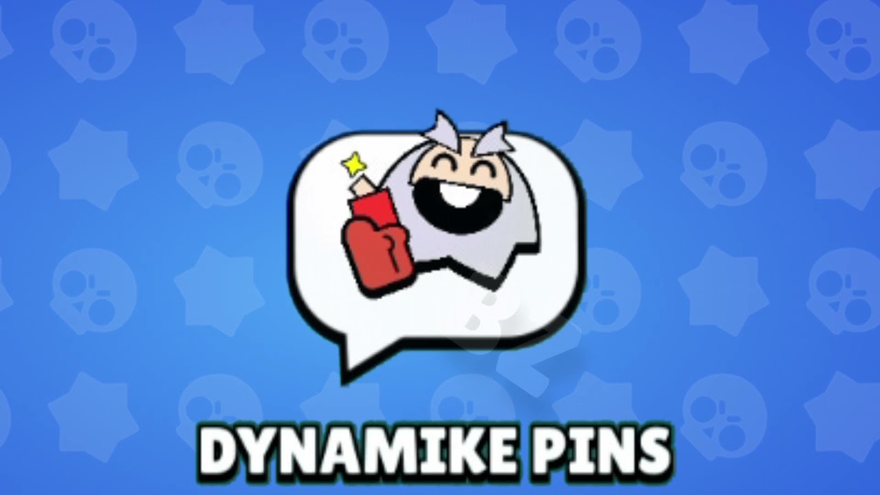 Dynamike Animated Pins In Brawl Stars - YouTube
