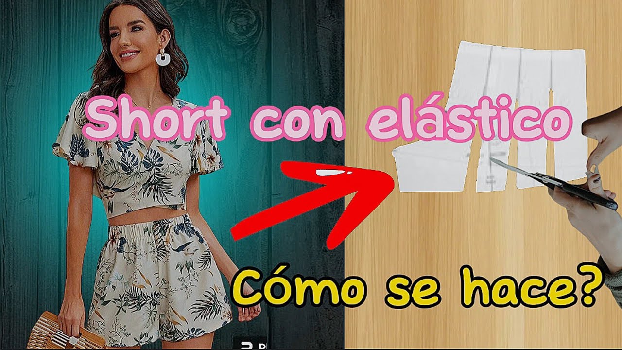 Patrón de short con elástico! paso a paso - YouTube