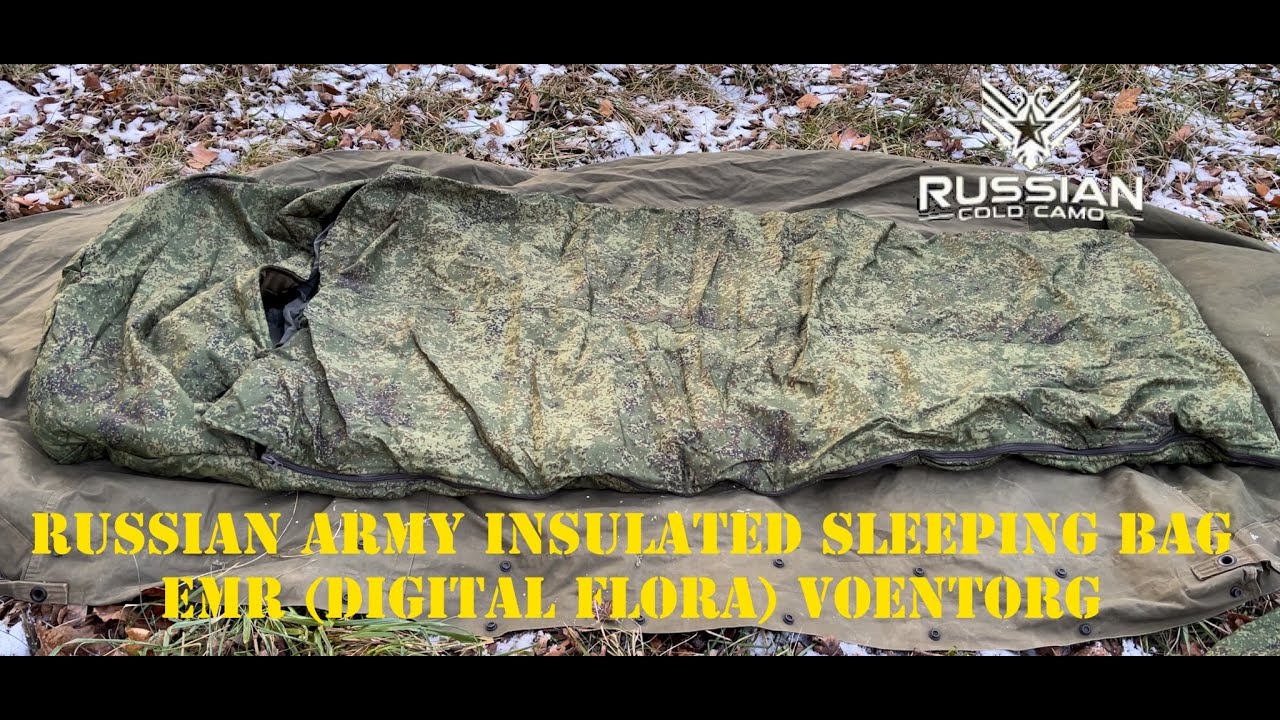 Russian ECWCS - Russian Army Insulated Sleeping Bag EMR (Digital Flora ...